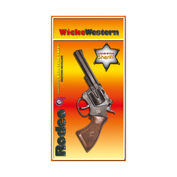 Rodeo 100-Shot Gun Antique, Western 198 mm, Card - 100-Shot Pistols ...