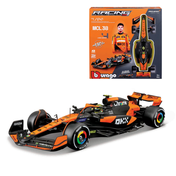 1:24 F1 KIT McLaren MCL38 ´23, #4 - Formel 1 Sets - Bburago model cars ...
