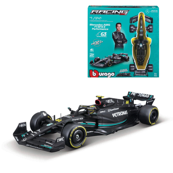 1:24 F1 KIT Mercedes AMG W14E ´23 #44 - Formel 1 Sets - Bburago Modelle ...