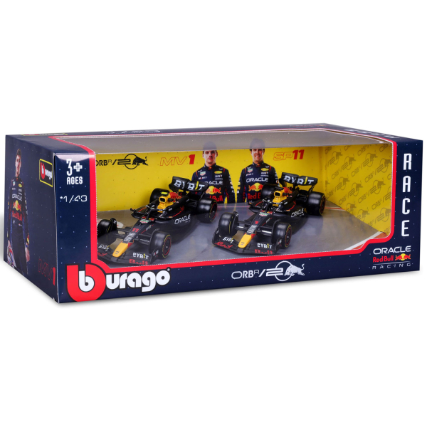 1:43 F1 Red Bull RB20 2er-Set ´24 - Formel 1 Sets - Bburago model cars ...