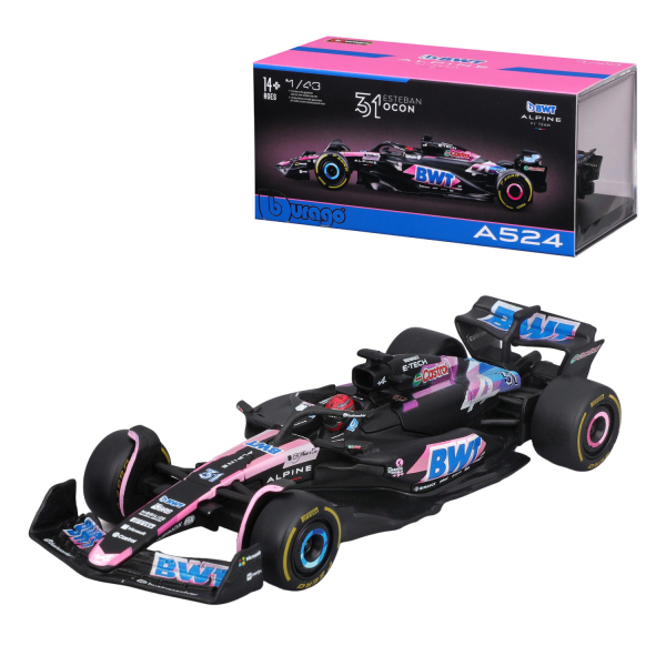 F1 Alpine 1:43 A524 ´24, #31 - 1:43 Formel 1 Cars - Bburago model cars ...